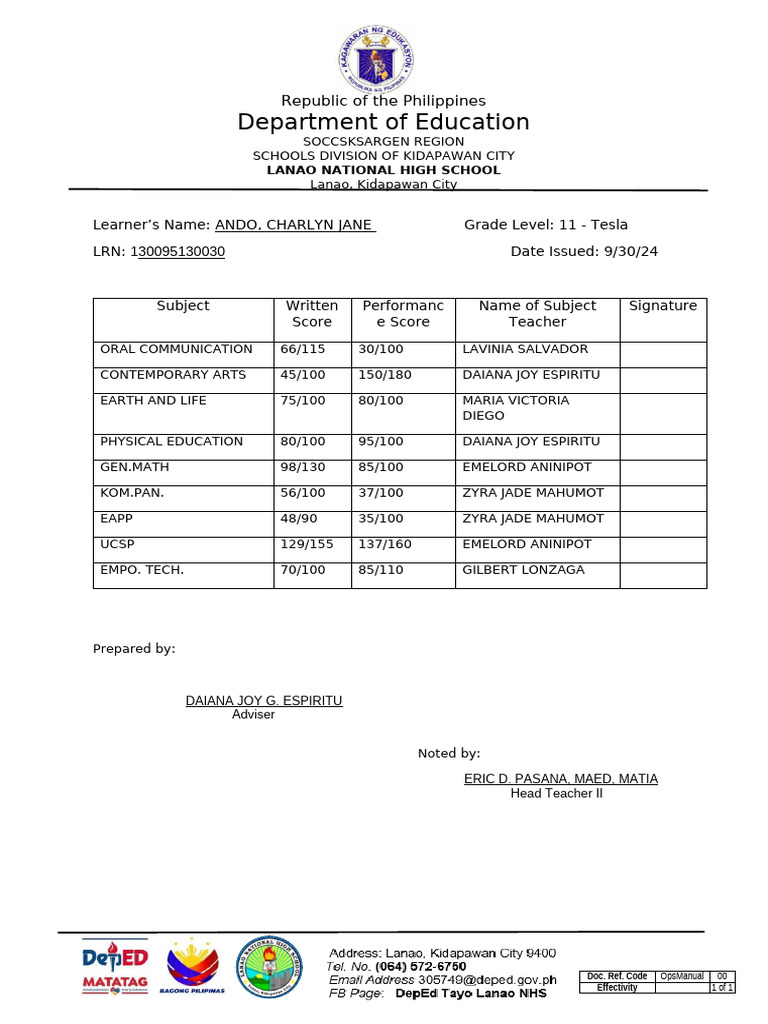Attendance New Template | PDF