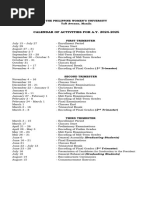 Pup Calendar 2025 2026 | PDF | Academic Term | Educational Stages