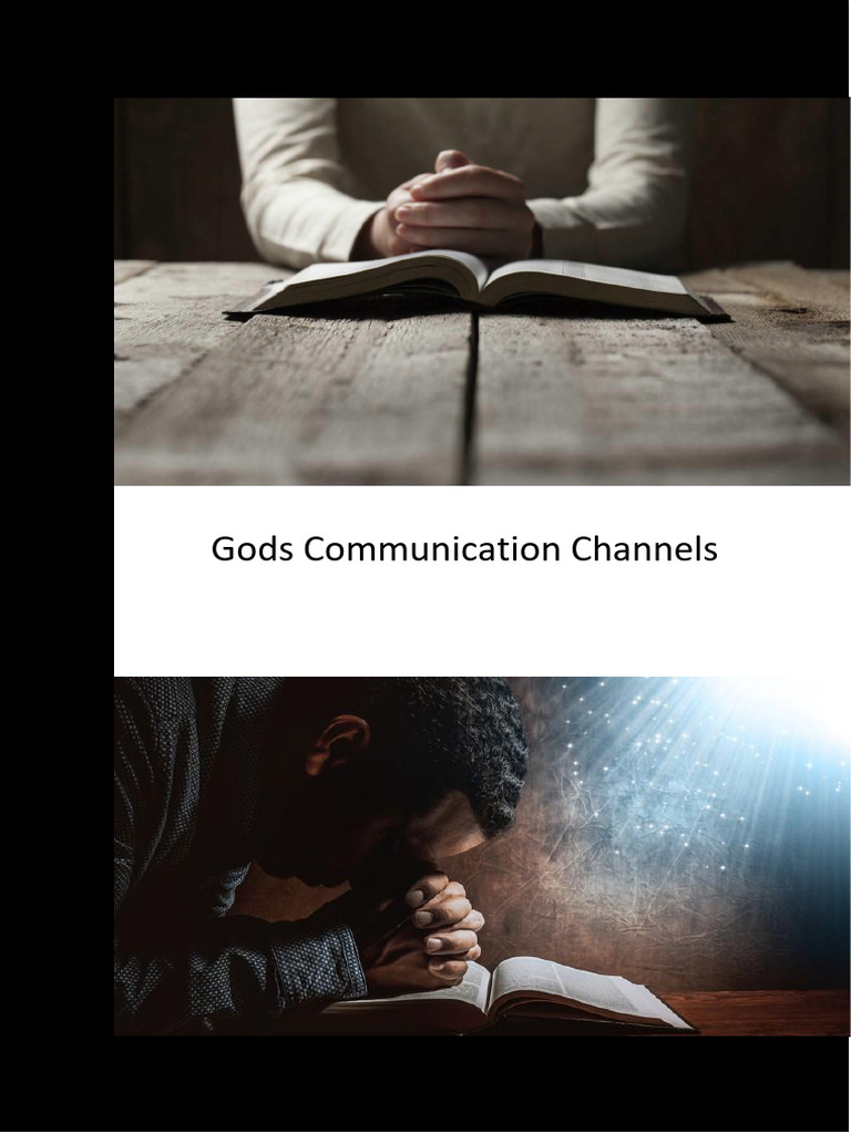 Gods Communication Channels | PDF | Jesus | Prayer