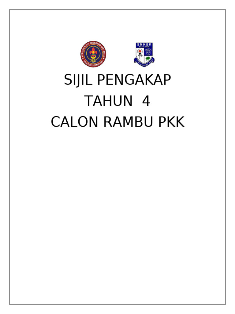 Kulit Fail Tahun 4 5 6 | PDF