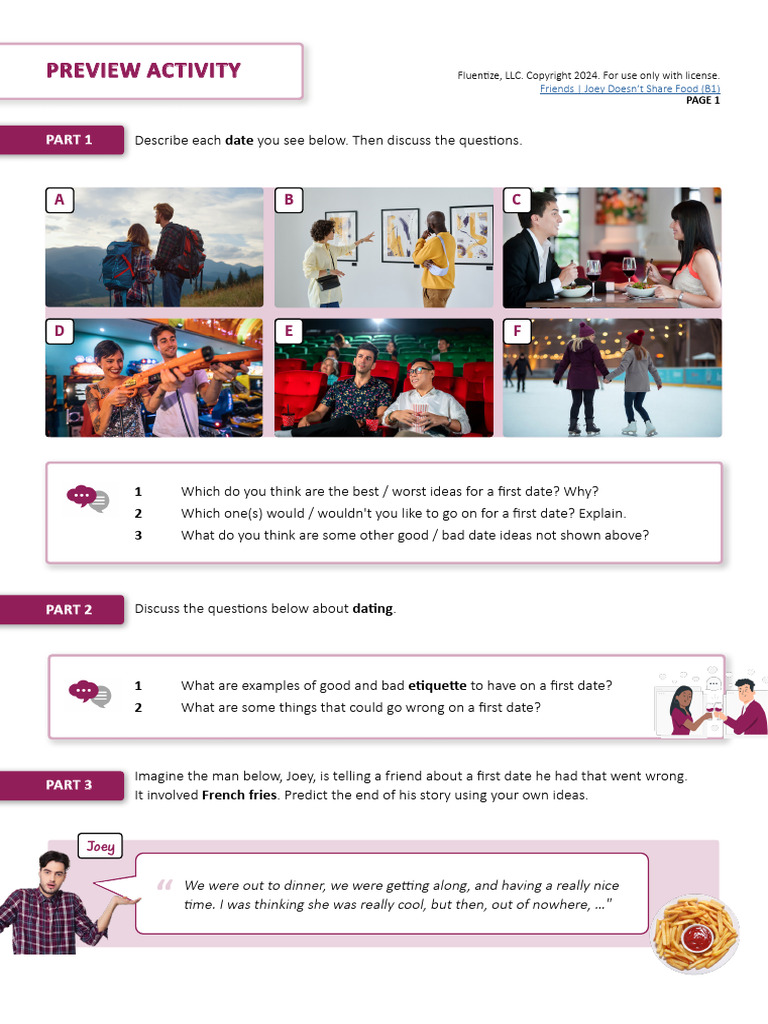 Friendsjoeydoesntsharefood Interactive | PDF | Linguistics