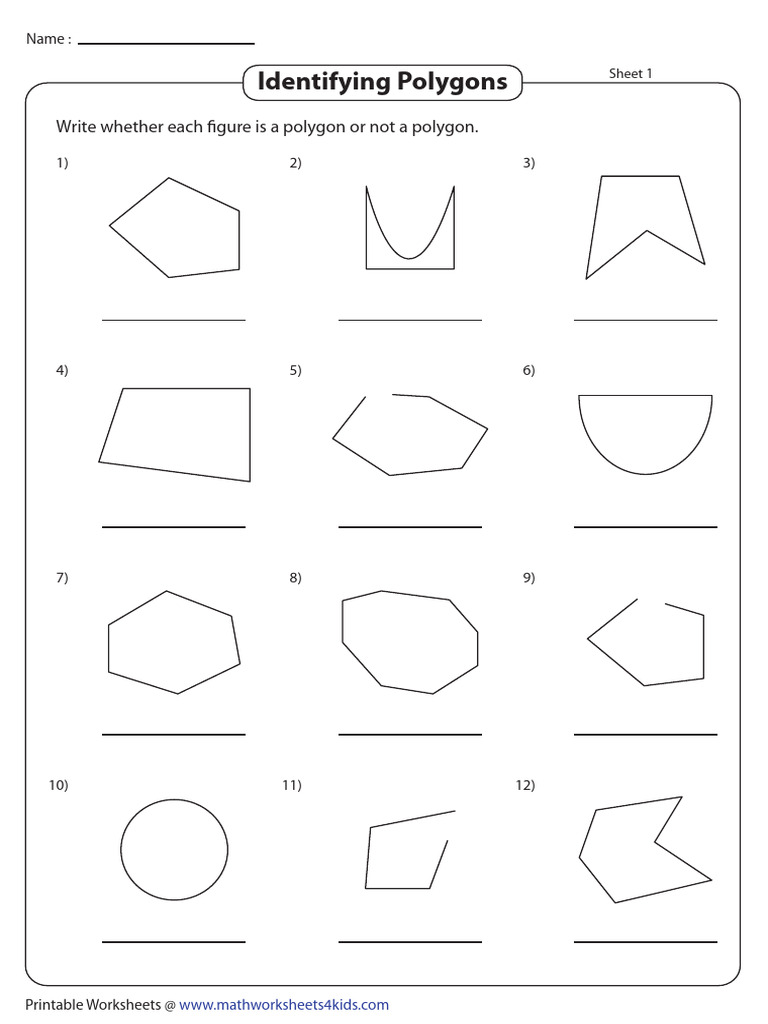 Identifying Polygons | PDF