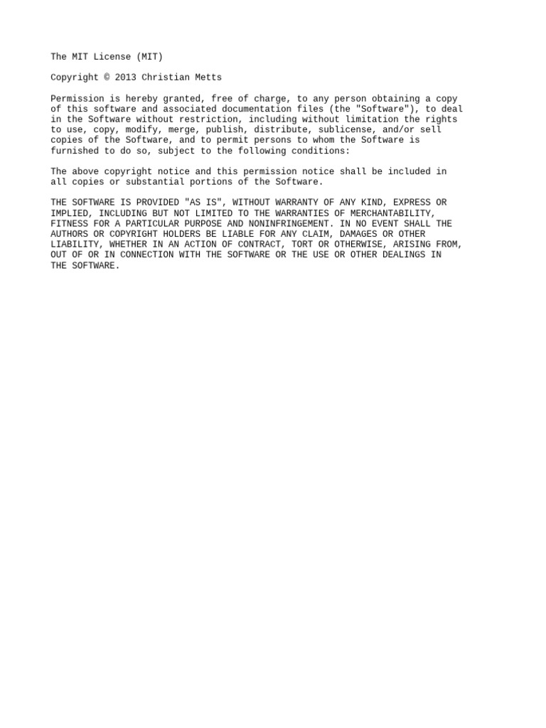 License Mit | PDF