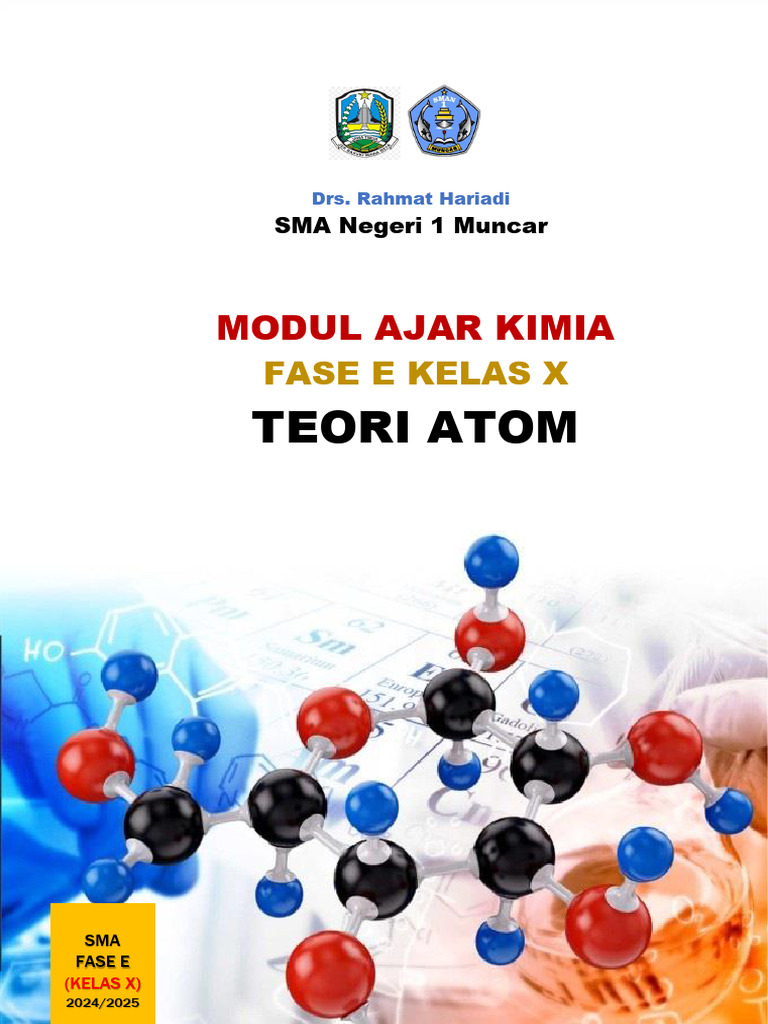 Modul Kimia Fase E Kelas X TH 24 - E10_1 LKPD Teori Atom Dan Notasi | PDF