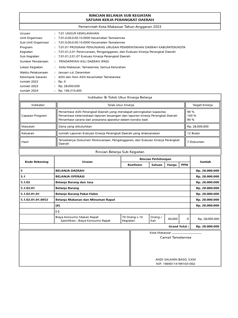 7. Evaluasi Kinerja Perangkat Daerah | PDF