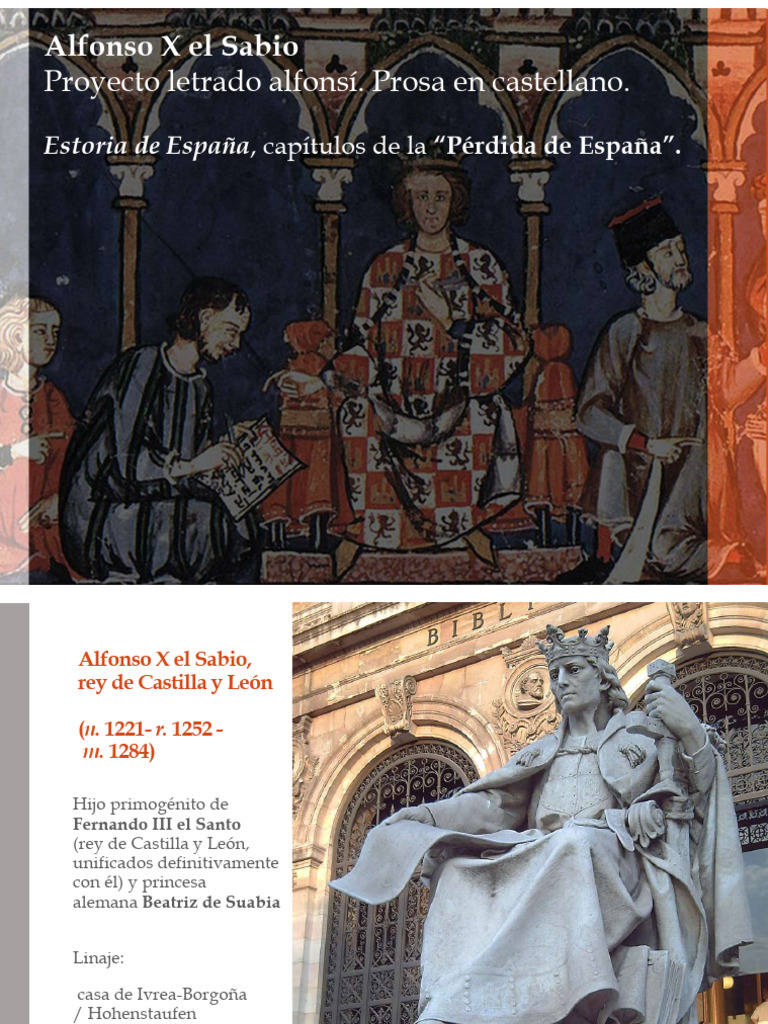 Alfonso X: Legado y Obras Históricas | PDF