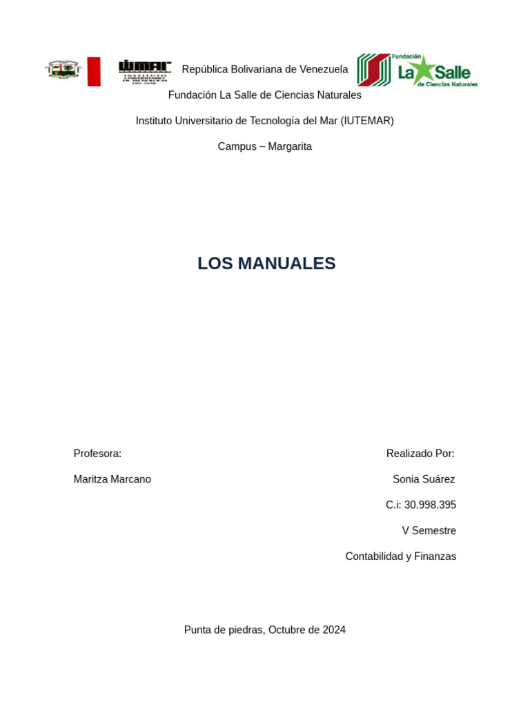 Importancia de los Manuales de Procedimientos | PDF | Business ...