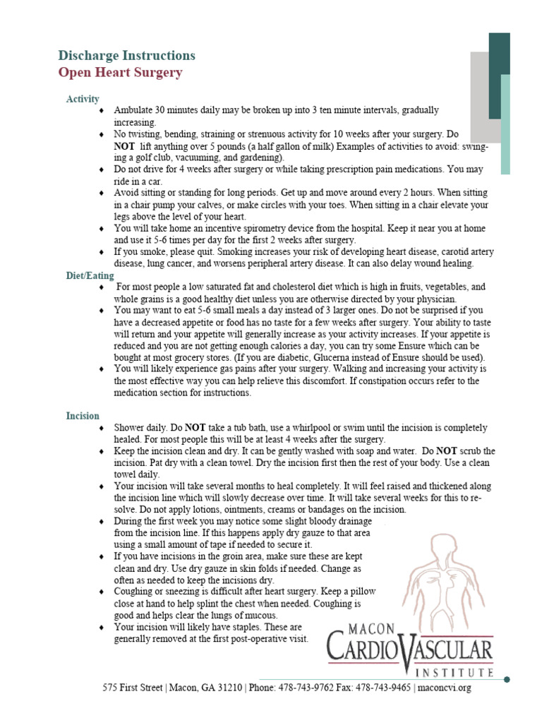 MCVI-DI-Open-Heart | PDF | Surgery | Heart