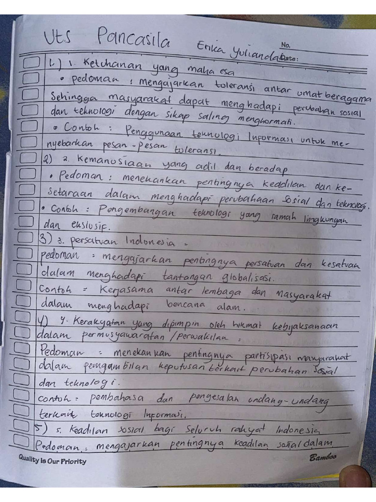 UTS PANCASILA_ | PDF