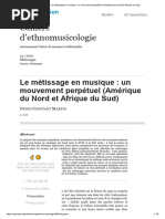 Métissage en Musique : Exemples et Définition | PDF | le jazz | Orchestre