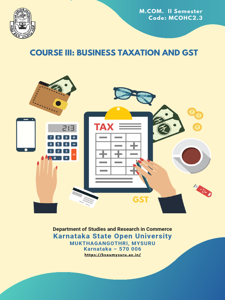 Business Taxation and GST | PDF | Taxes | Expense