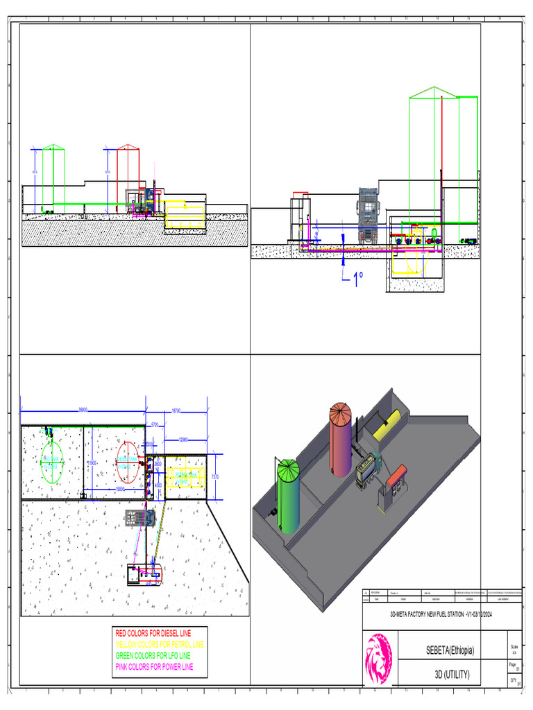 New Fuel Station-Layout1 | PDF | Diesel Fuel | Fuels