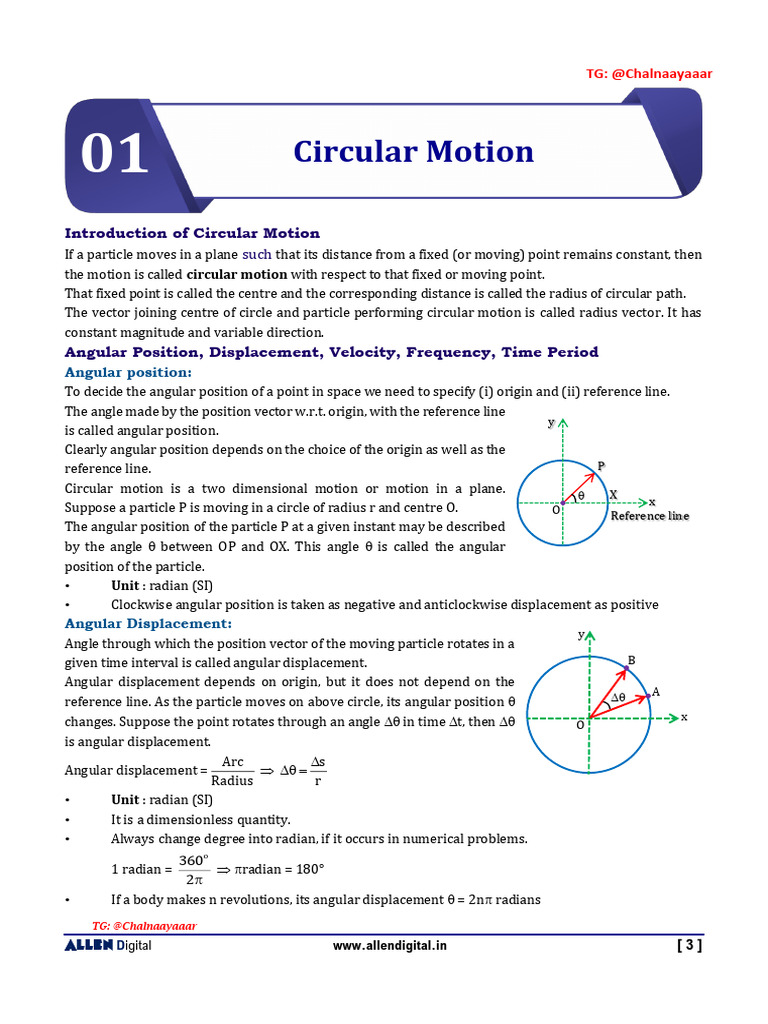 Circular Motion | PDF | Acceleration | Force
