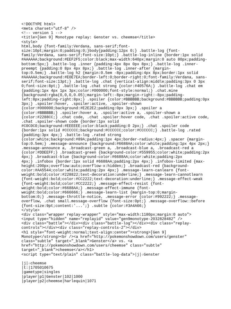 Gen 9 Monotype Battle: Genster vs. Cheemse | PDF | Video Games | Pokémon