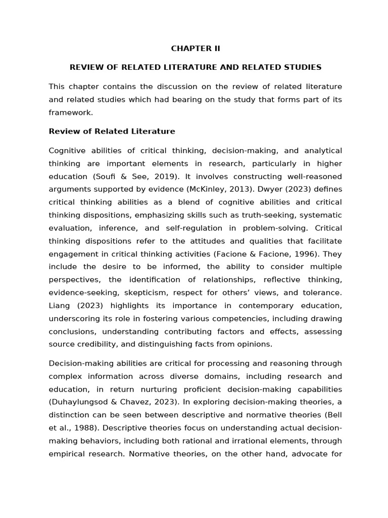 Chapter2 | PDF | Critical Thinking | Artificial Intelligence