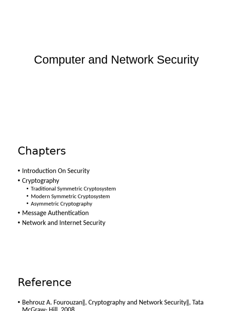Lecture 1 - Intro To Security | PDF | Security | Computer Security