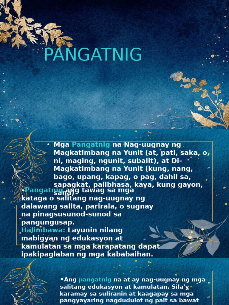 PANGATNIG | PDF