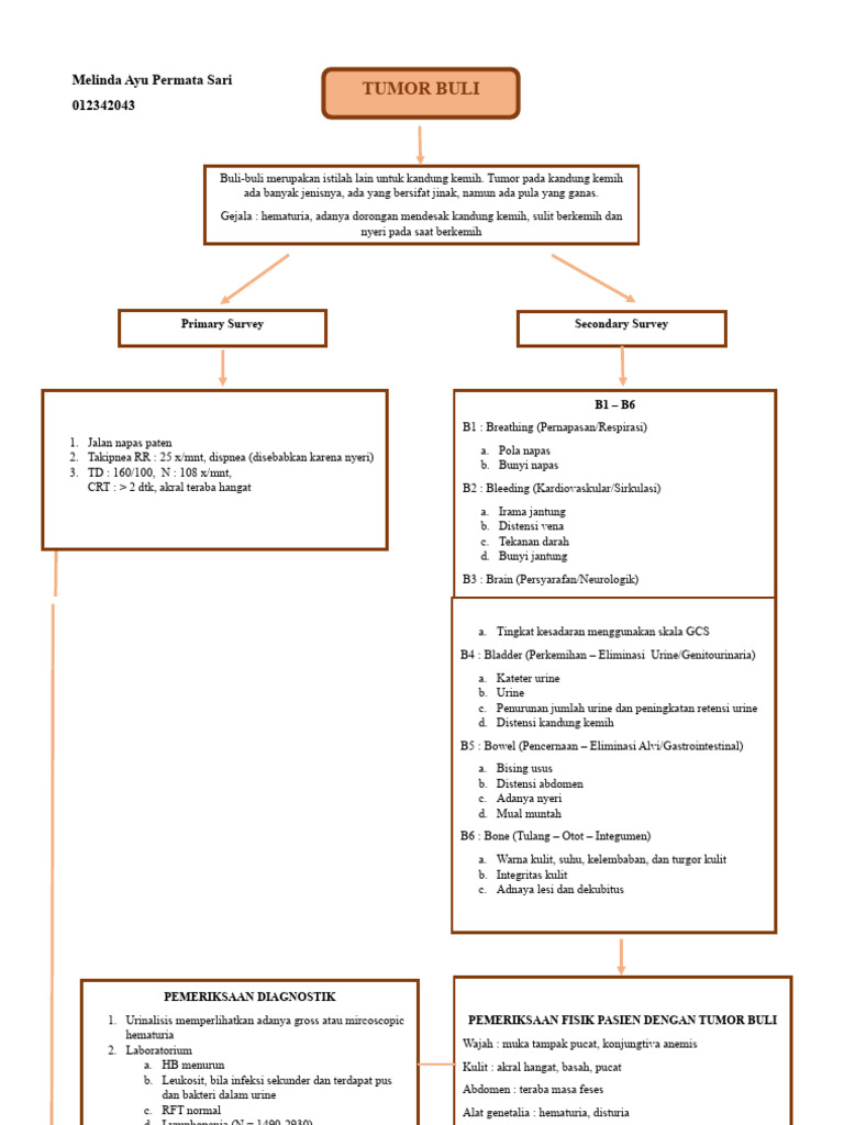 Mind Mapping Tumor Buli - Melinda Ayu Permata Sari | PDF