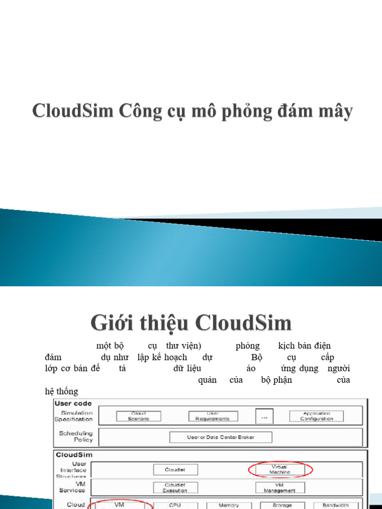 Công C Mô Phòng Đám Mây Cloudsim | PDF