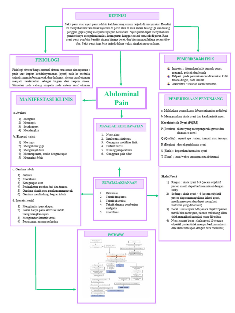 Mindmap Abdominal Pain - Melinda Ayu Permata Sari | PDF
