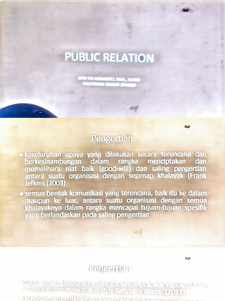 public relation and negoisasi | PDF