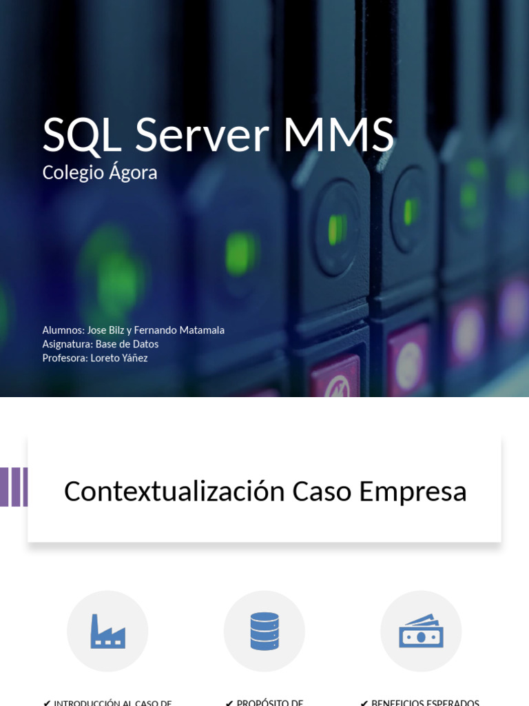 Exposicion SQL Server MMS | PDF