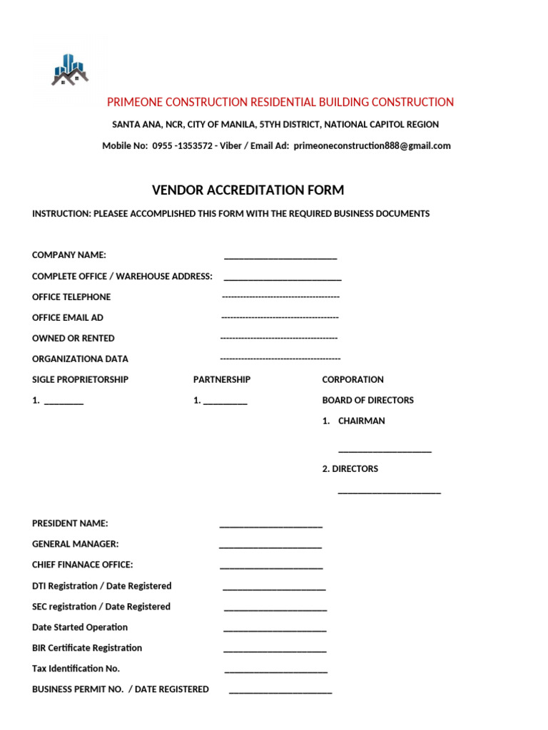 Vendor-For-Accreditation-Form-1234 (1) (1) (1) (1) (3) (1) (5) | PDF ...
