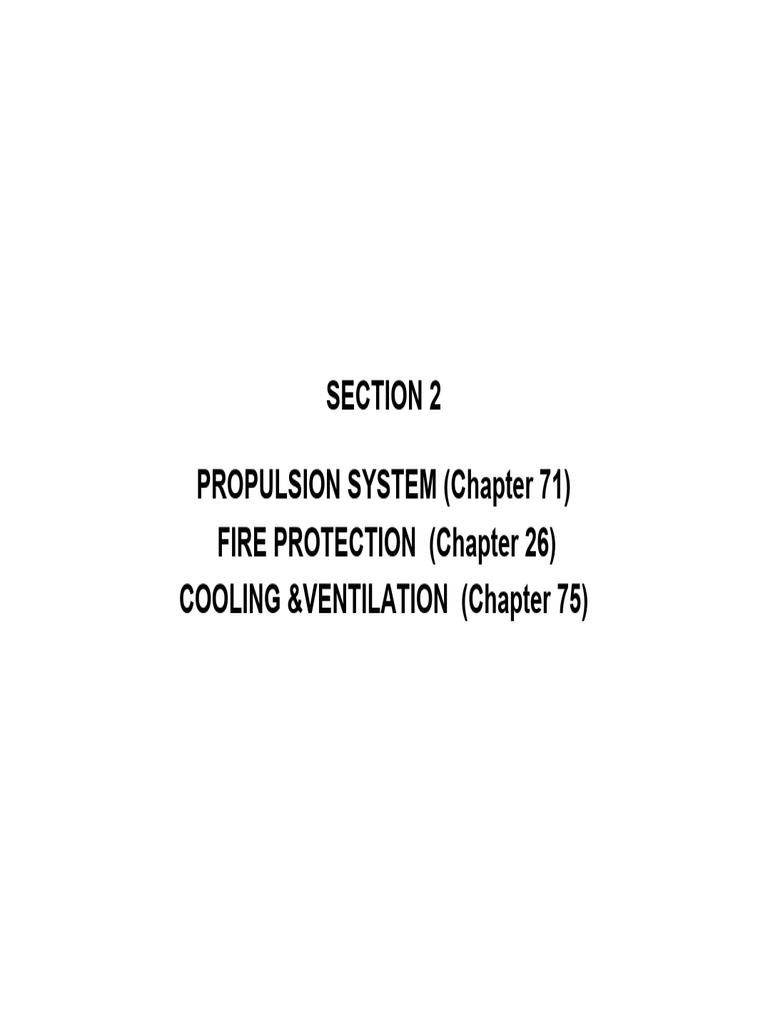 Section 2 - Propulsion System | PDF | Ventilation (Architecture) | Engines