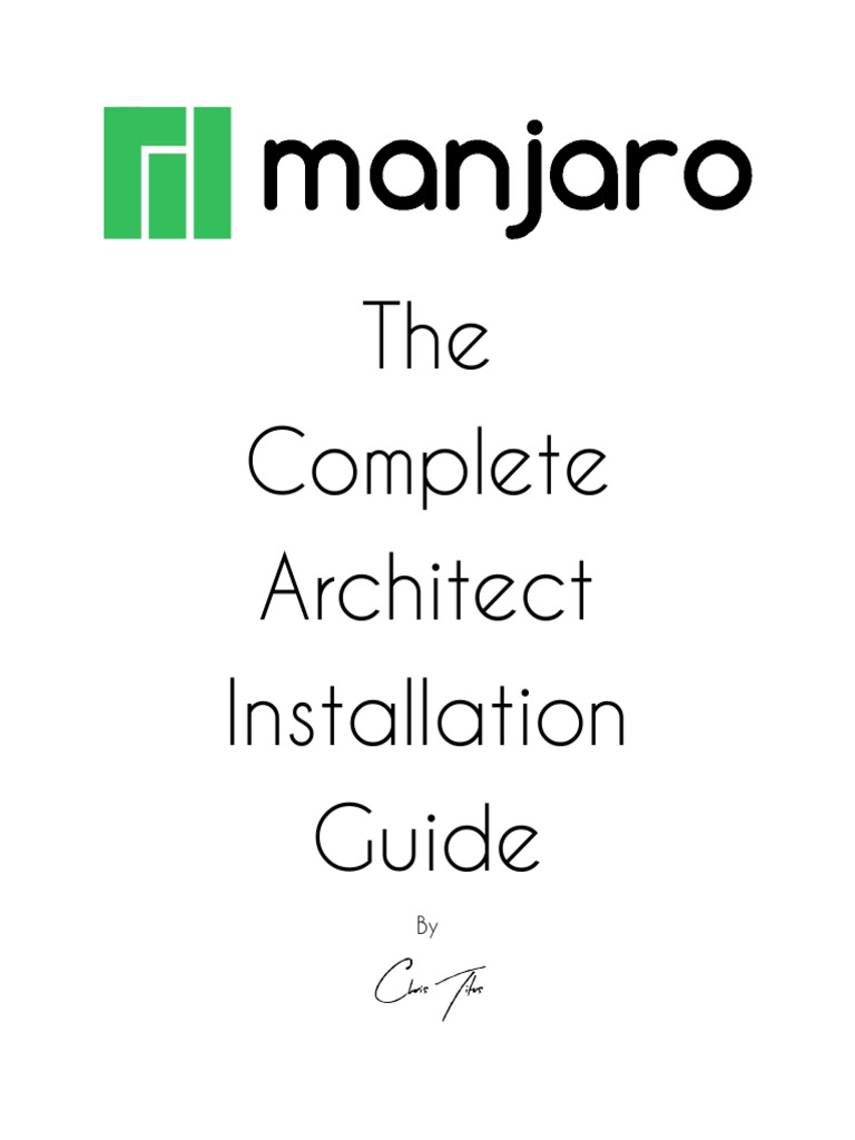 Manjaro Install | PDF | Booting | Bios