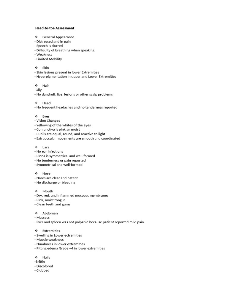 MS-Assessment | PDF | Thorax | Abdomen