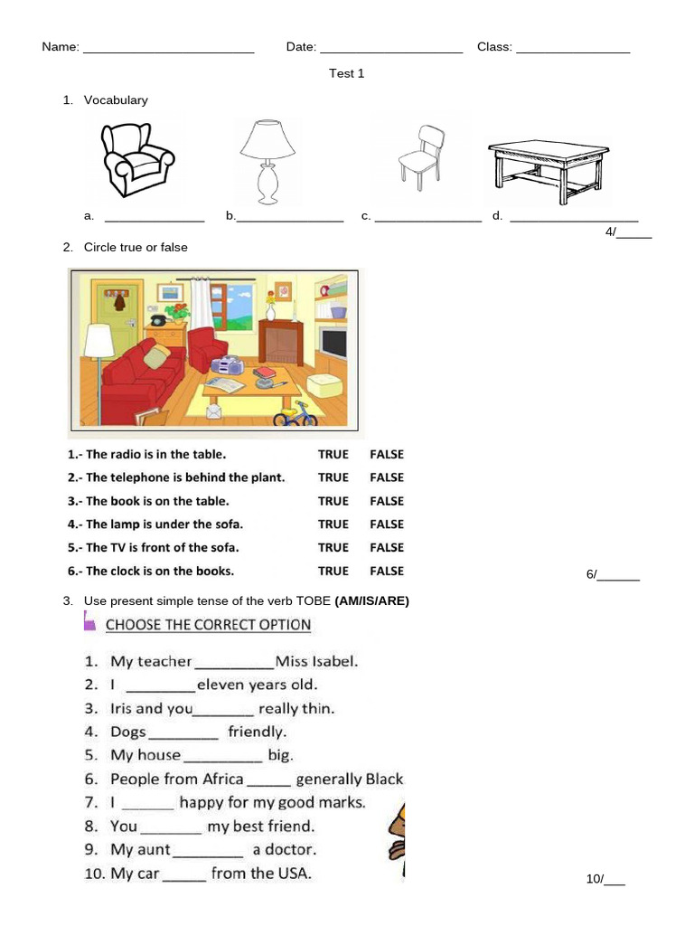 4to Test 1 | PDF