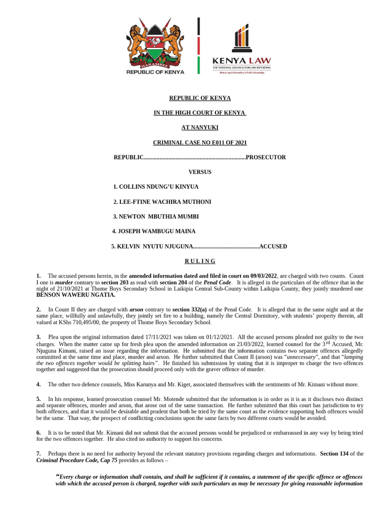 Unnecessary Lamping The Two Offences Together Would Be Splitting Hairs" | PDF | Public Law | Justice