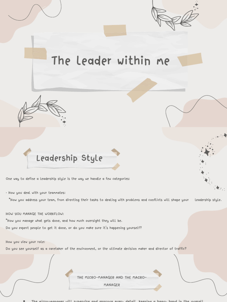 Leader Within Me | PDF | Leadership | Psychological Concepts
