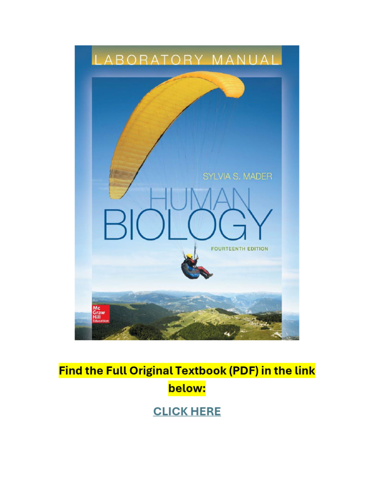 Human Biology Lab Manual PDF Guide | PDF | Cell (Biology) | Dna