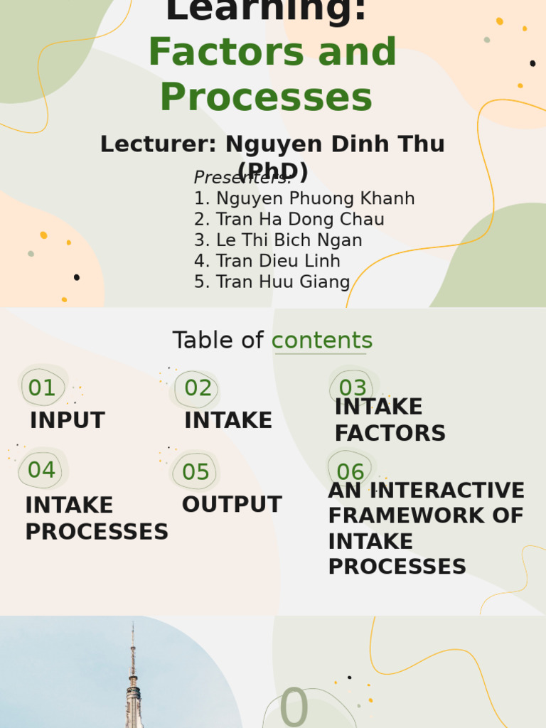 Week 7. Learning - Factors and Processes | PDF | Second Language | Learning