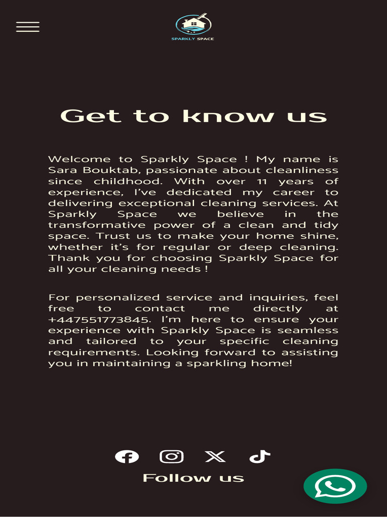 About Us Sparkly Space | PDF