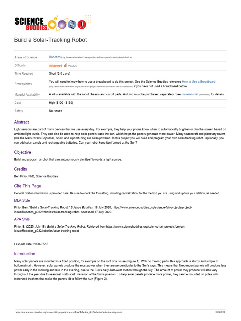 Robotics p032 Procedure | PDF | Arduino | Electrical Engineering