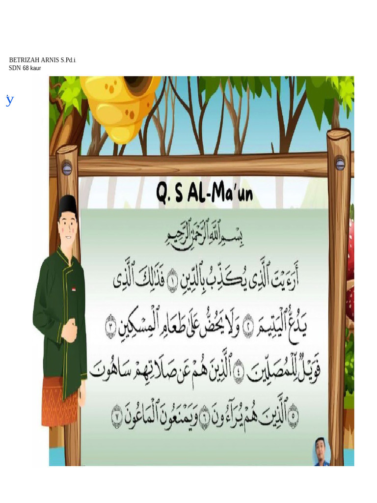 Alat Peraga Al-Maun | PDF