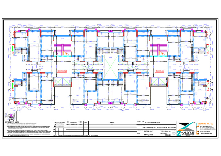 SHUTTERING at 1ST, 4TH TO 9TH FL - ROOF SLAB-1 | PDF