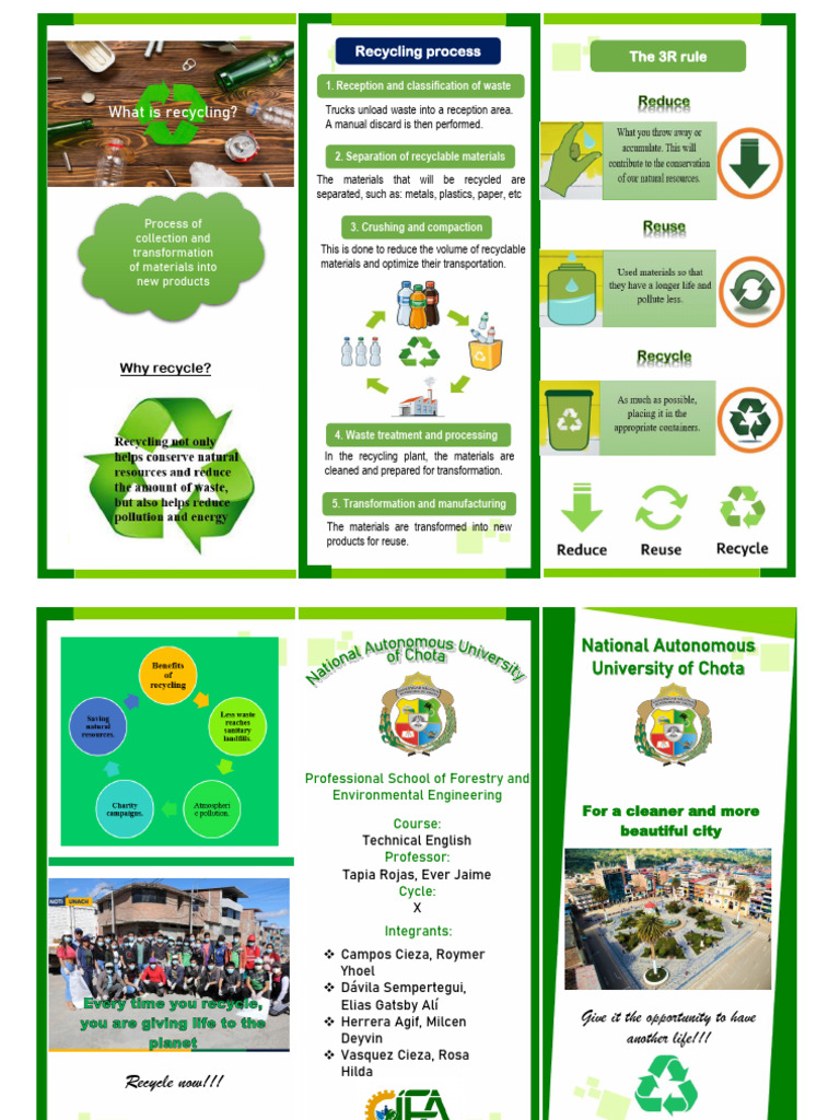 Triptico Ingles Tecnico | PDF