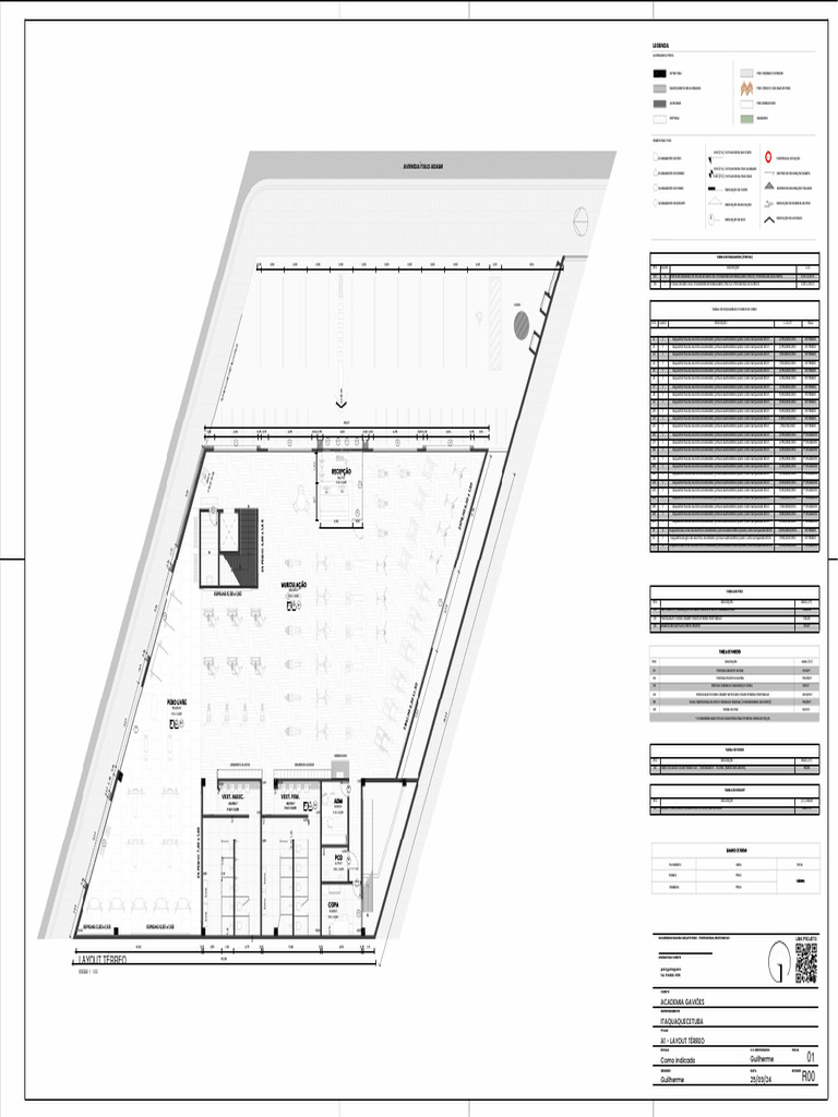 01 - A1 - Layout Térreo - R01 | PDF | Materiais | Engenharia Civil
