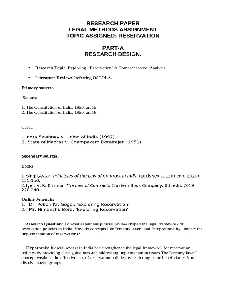 Legal Method Research Paper 2 | PDF | Methodology | Data