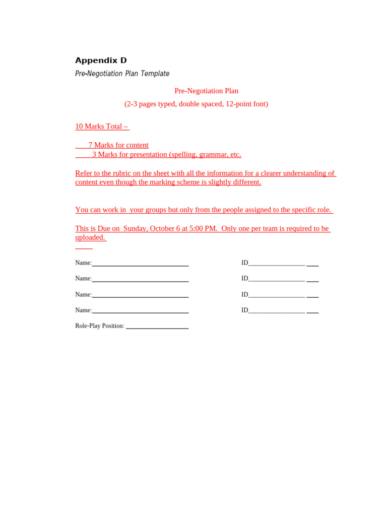 Appendix D - The Plan 2 | PDF