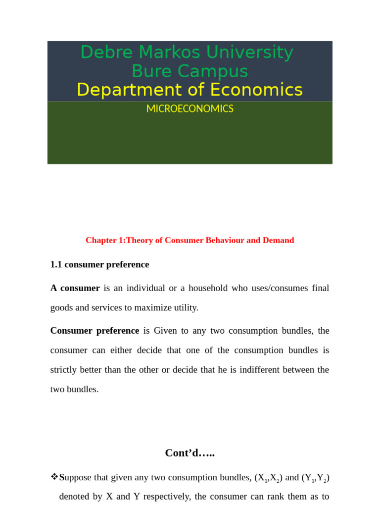 microeconomicsppt | PDF | Utility | Production Function