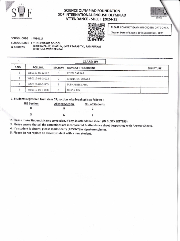 Class - IX - 1 | PDF