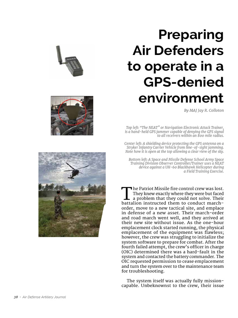 Preparing Air Defenders To Operate in A GPS-Denied Environment | PDF | Global Positioning System ...