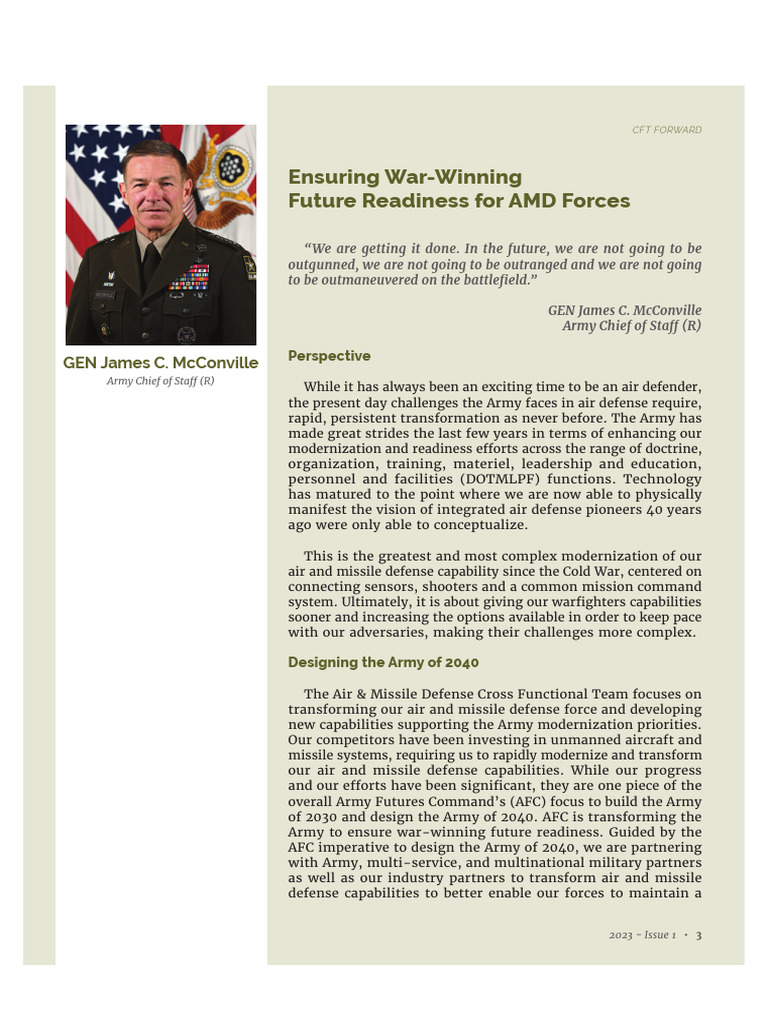 Ensuring War-Winning Future Readiness For AMD Forces | PDF | Anti ...