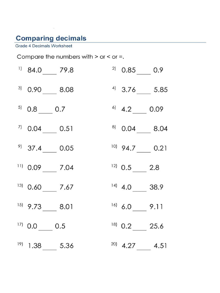Maths Worksheet | PDF