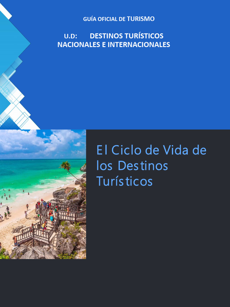 Recurso-S05-El Ciclo de Vida de Los Destinos Turísticos | PDF | Turismo ...