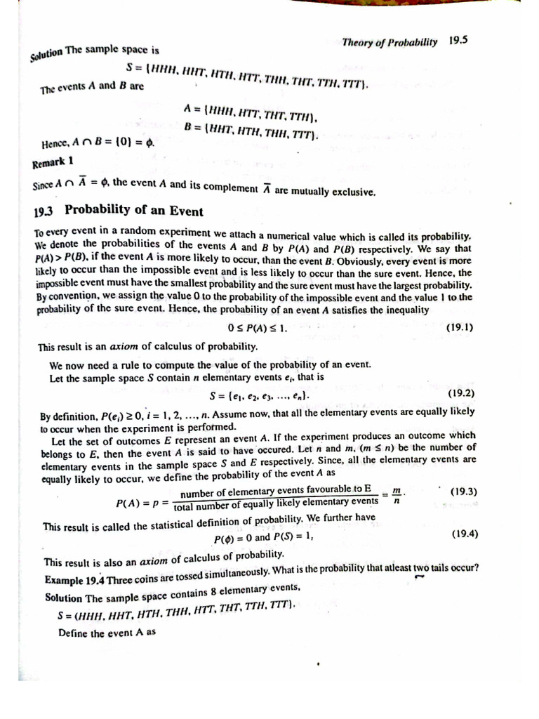 Probability - Statistics (R-K JAIN) | PDF